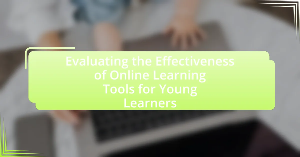 Evaluating the Effectiveness of Online Learning Tools for Young ...